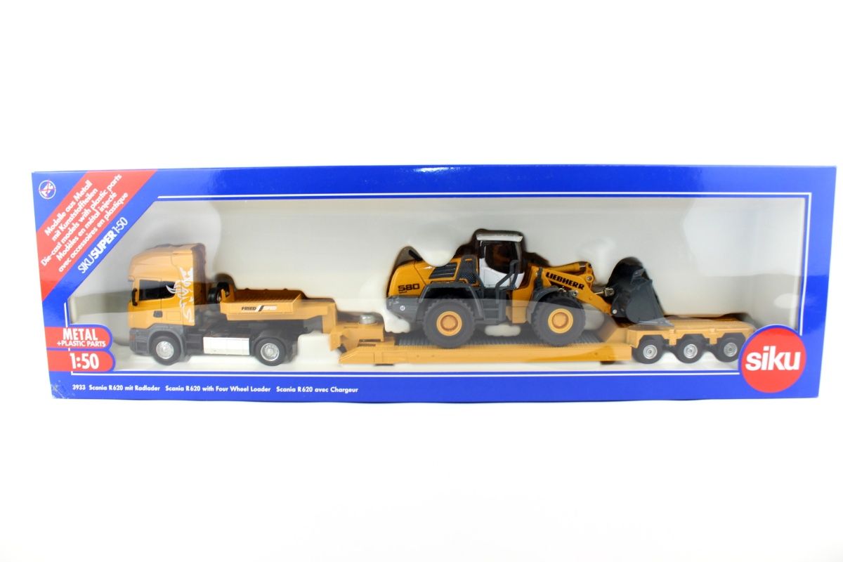 Siku 3933 - Scania R620 mit Radlader, 1:50