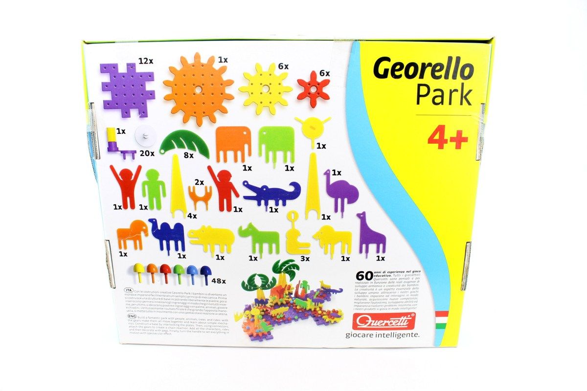 Quercetti 2338 - Georello Park, Steckspiel