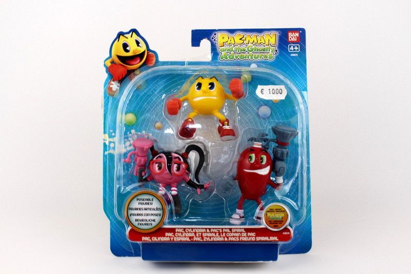 BANDAI - Tripack, Pacman Figuren