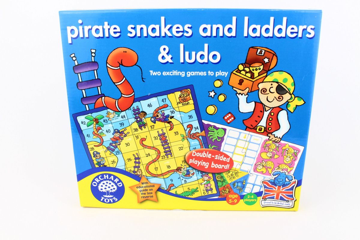 Orchard Toys - Pirate Snakes and Ladders & Ludo